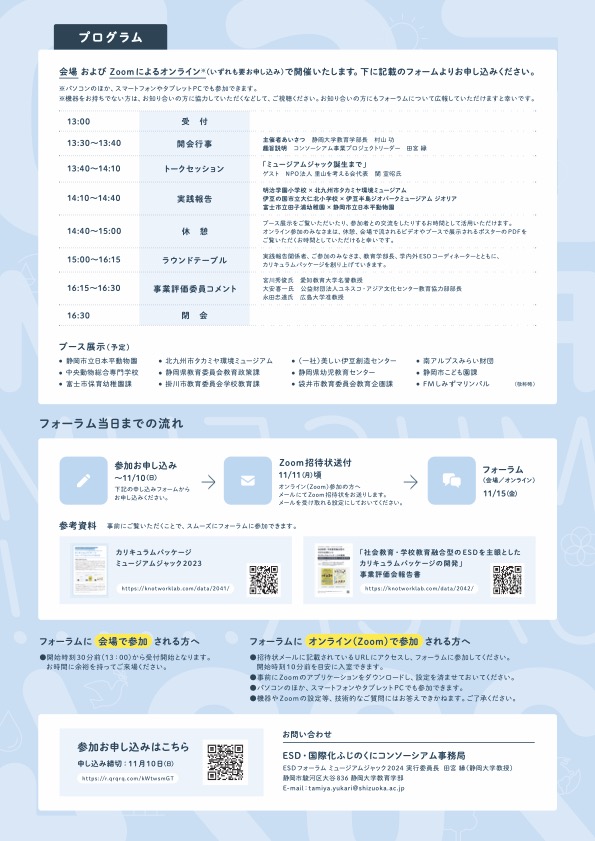 ESDフォーラム ミュージアムジャック2024 | タカミヤ環境ミュージアム